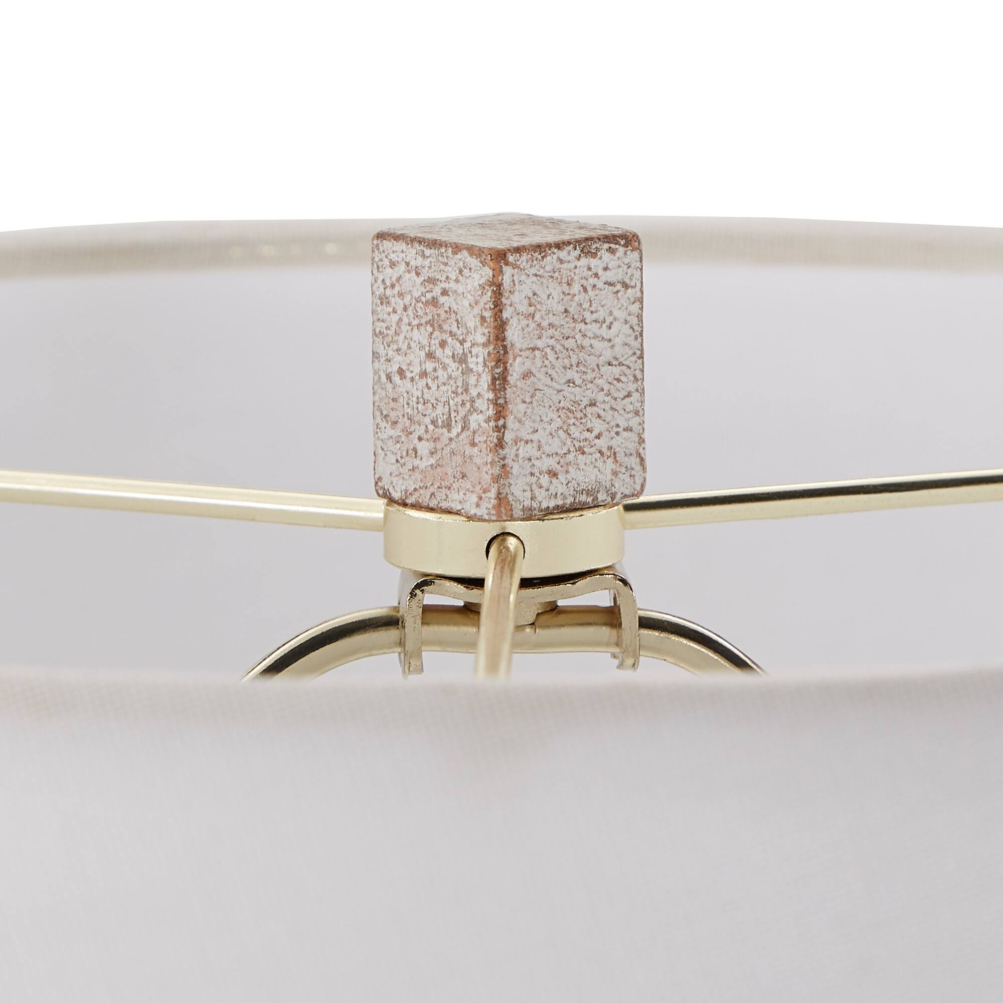 Hyperion Textured Off-White 1-Light Table Lamp by iNSPIRE Q Artisan ...