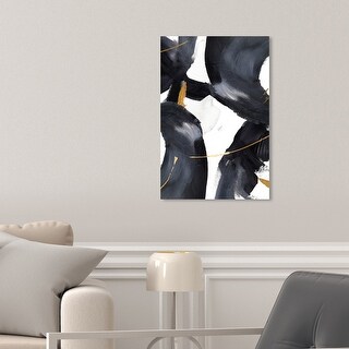 Oliver Gal 'Amani 3' Abstract Black Wall Art Canvas Print - Bed Bath ...