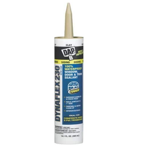 DAP 18416 Dynaflex 230 Elastomeric Sealant, Clay, 10.1 Oz - Bed Bath ...