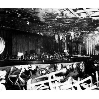 Coconut Grove Nightclub Fire A View Of The Fire-Ruined Interior Of The ...