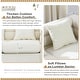 Modern Teddy Fabric Loveseat Sofa with Square Arm & Golden Legs, 60 ...