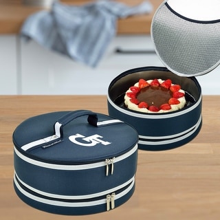 NCAA Georgia Tech Yellow Jackets 12" Pie/Cake Carrier - Bed Bath ...