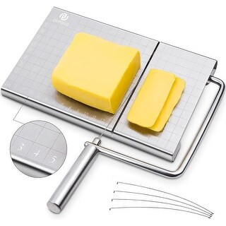 Stainless Steel Wire Cheese Cutter Board - On Sale - Bed Bath & Beyond ...