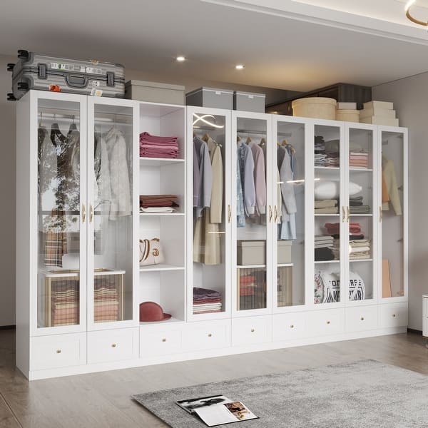 Chic Modular Closet System Wardrobe Units Armoires Home Organization ...