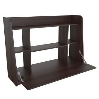 Multifunctional Wall Mounted Folding Desk Wooden Table Shelf ...