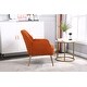 Modern Soft Velvet Arm Chair Ergonomics Accent Chair Livingroom Chair ...