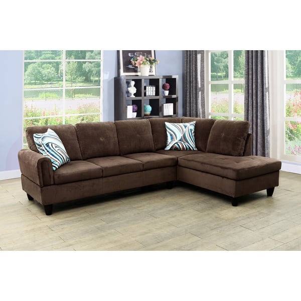 brown small sofa