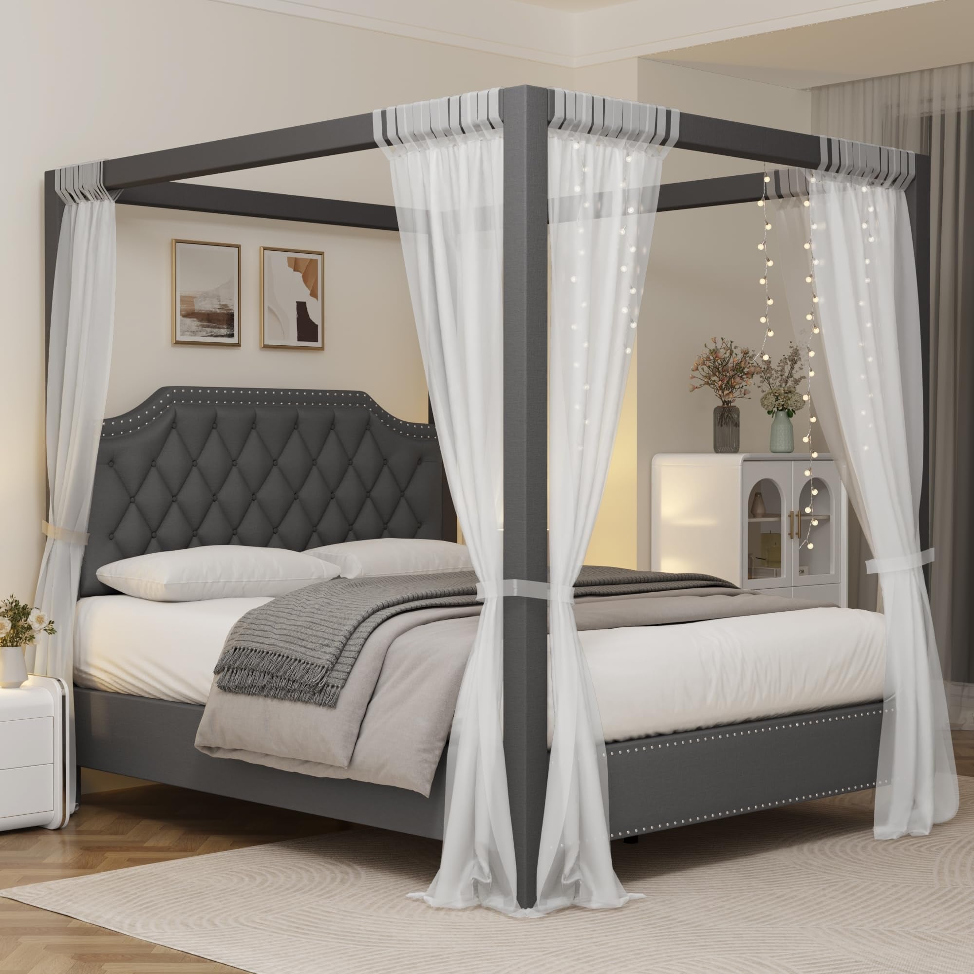 Poster bed headboard store