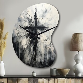 Minimalism Black And White Religious Cross - Christianity Large Wall ...