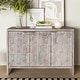 Accent Cabinet Farmhouse Style Three Door Wooden Cabinet Sideboard ...