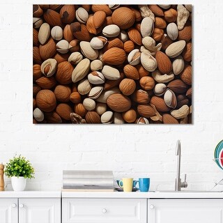 Designart "Minimalism Nuts Collage I" Nuts Wall Art - Bed Bath & Beyond ...