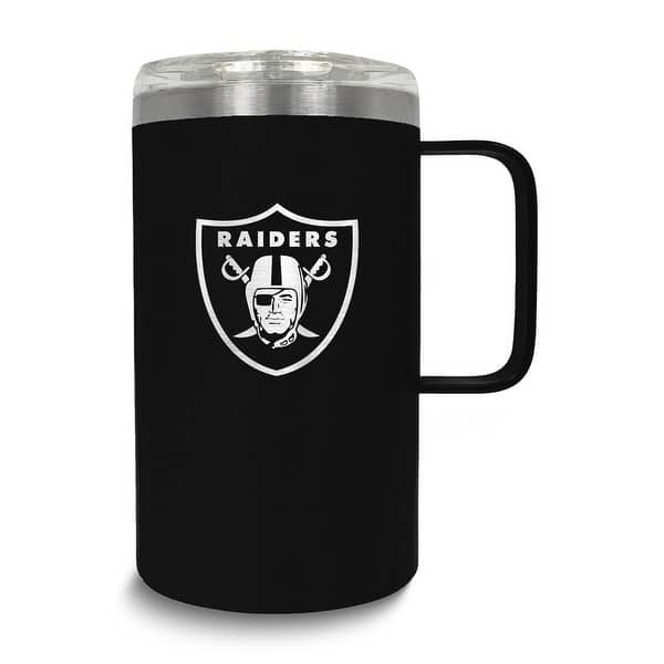 NFL Las Vegas Raiders Stainless Steel 18 Oz. Hustle Mug with Lid - Bed ...