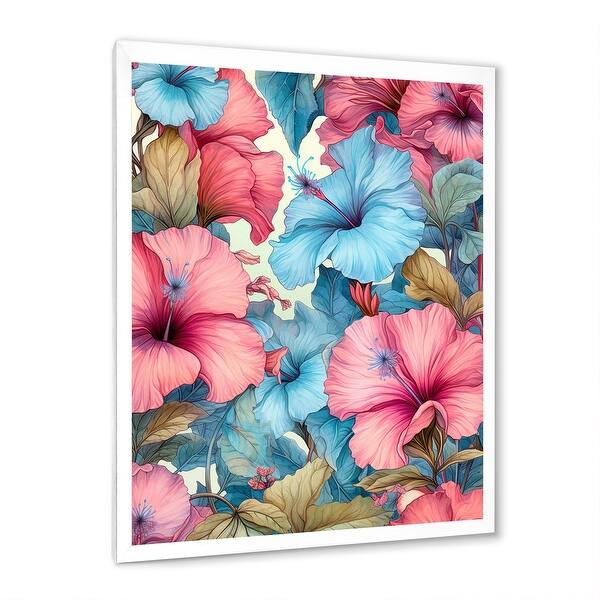 hibiscus printing