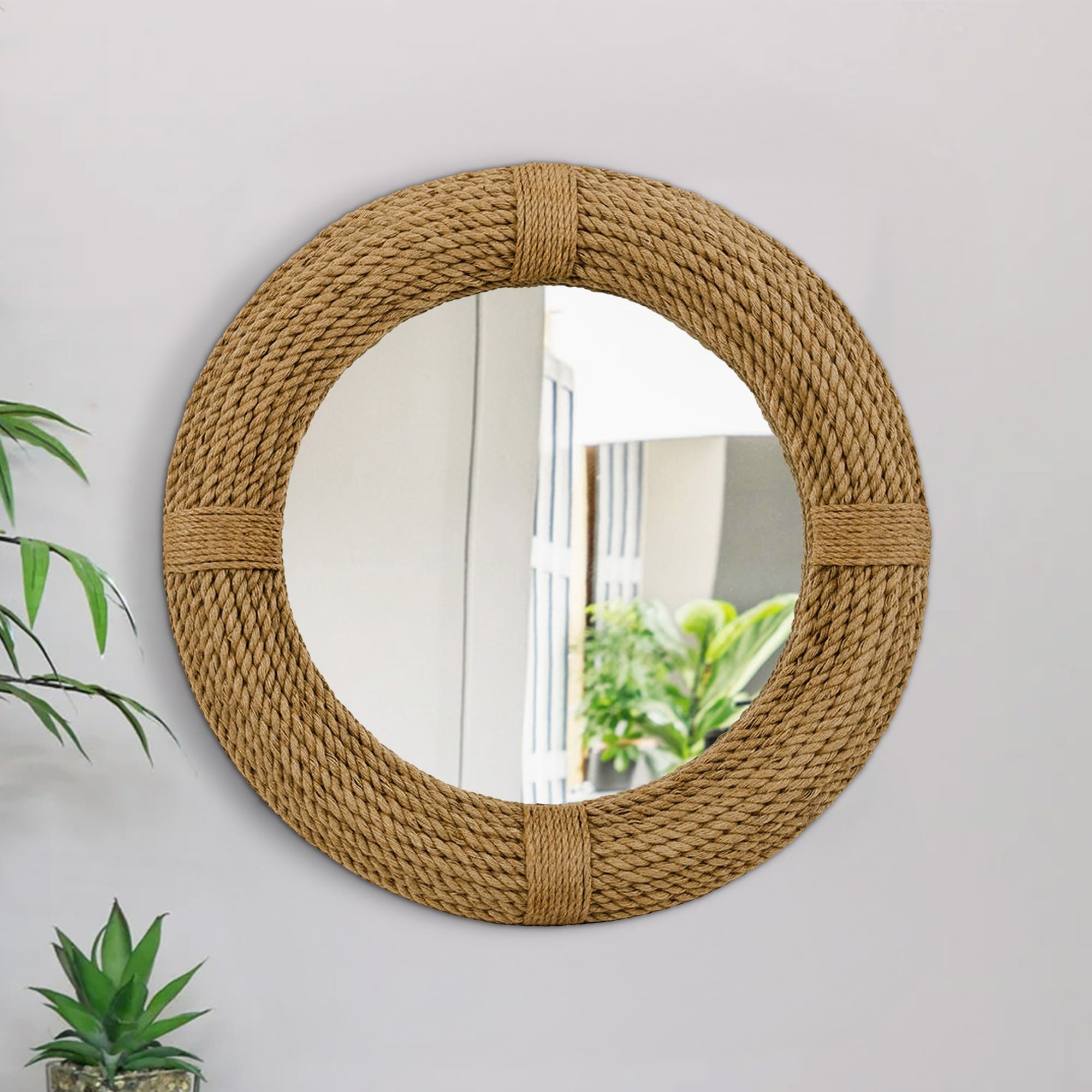 rope frame mirror