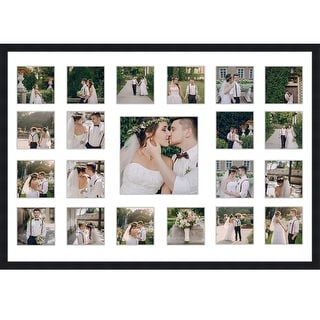 Wedding Photo Collage Frame - Holds 21 Photos - Great For Pics - Bed ...