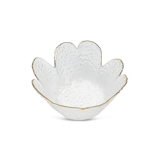 Flower Shaped Bowl With Gold Rim - Bed Bath & Beyond - 39744900
