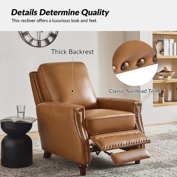 Nailhead trim recliner store