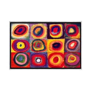 iCanvas "Squares with Concentric Circles" by Wassily Kandinsky Framed ...