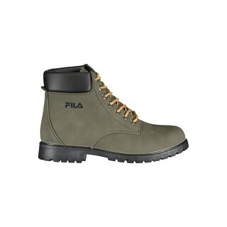 Fila Chic Green Laced Boots with Contrast Men's Embroidery - Bed Bath ...