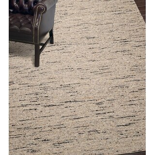 Hand Woven Oatmeal Flat Weave Modern & Contemporary Oriental Area Rug ...