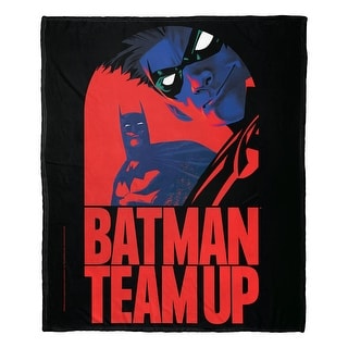 DC Comics Batman Batman and Robin Team Up Silk Touch Throw Blanket ...