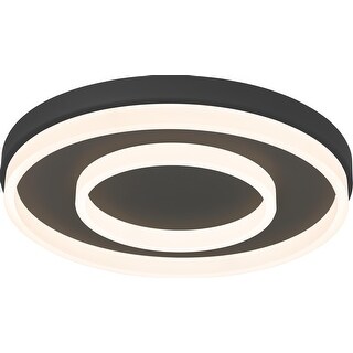 PageOne Lighting Anello 24.4' Led Flush mount - Bed Bath & Beyond ...