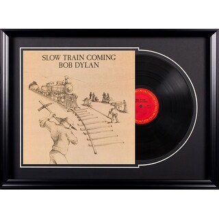 Bob Dylan Slow Train Coming Vintage Album Deluxe Framed - Bed Bath ...