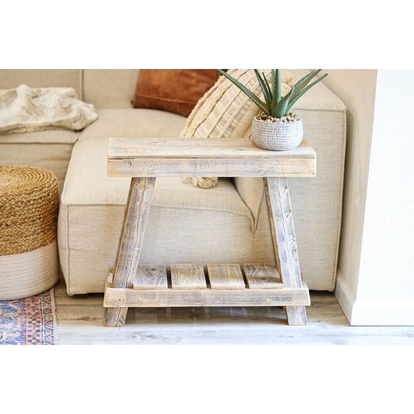 26x8x23 Luxe Aztec A Frame Accent Table (Natural) - Bed Bath & Beyond ...
