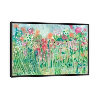 iCanvas "Growing Things I" by Kait Roberts Framed Canvas Print - Bed ...