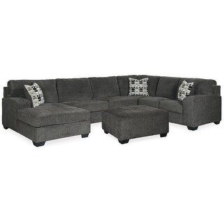 Signature Design by Ashley Ballinasloe Gray 3-Piece Sectional with ...