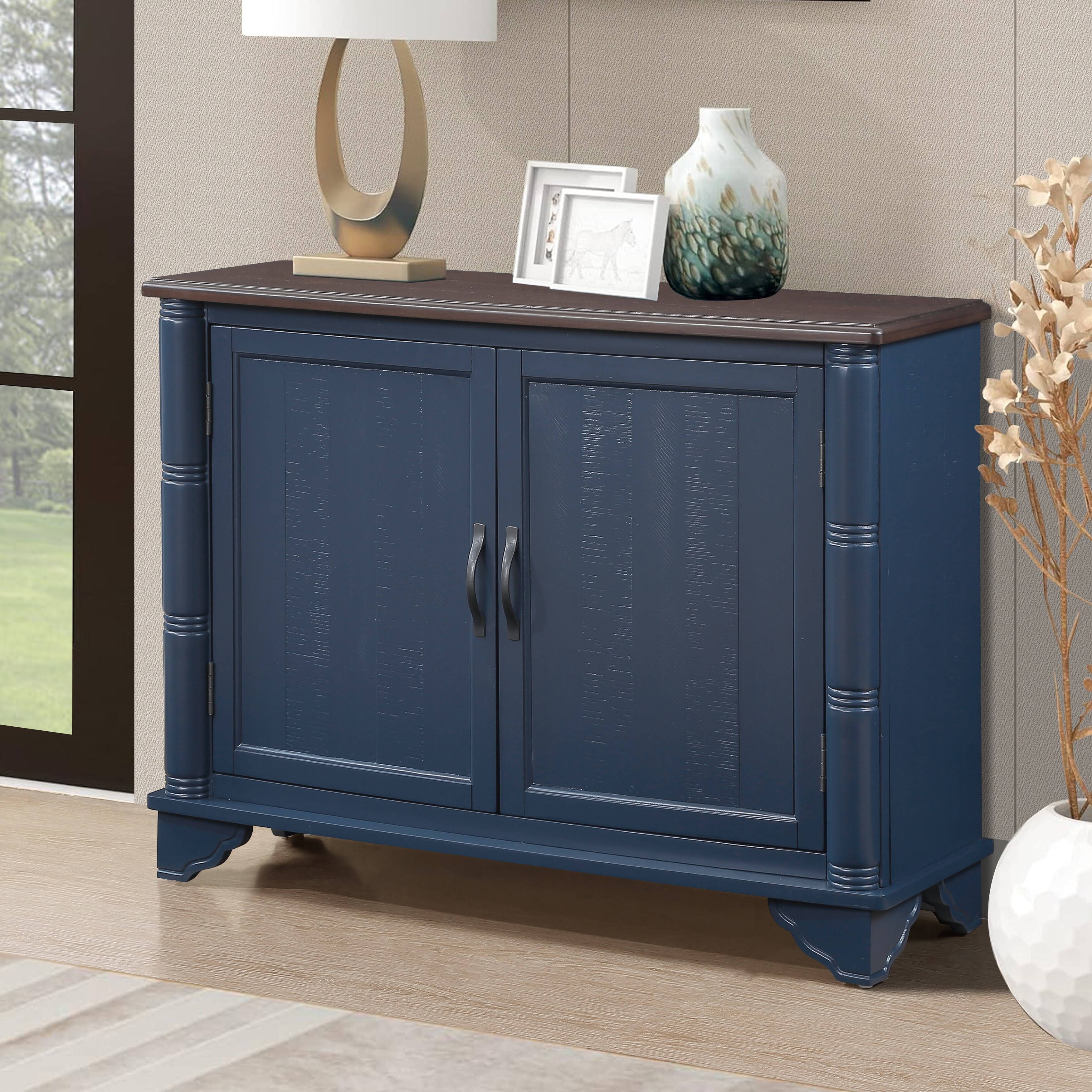 Blue hallway furniture store