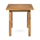 Nova Acacia Wood and Wicker Outdoor 3 Piece Chat Set and Triangle ...