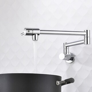 Chrome Foldable Kitchen Faucet Rotatable Tap Only for Cold Water - Bed ...