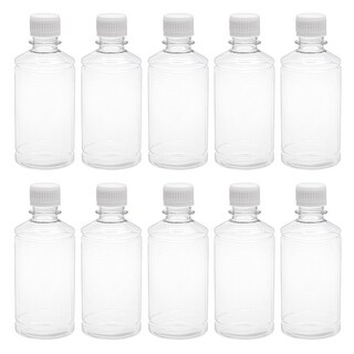 8.5oz/250ml Plastic Lab Reagent Bottle Small Mouth Container Clear ...