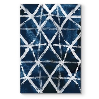 Indigo Memory V -Premium Gallery Wrapped Canvas - Bed Bath & Beyond ...