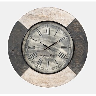 Wayland Jackson Solid Wood 24-inch Clock by Jofran - Bed Bath & Beyond ...