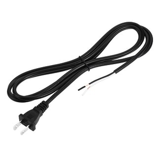 US Plug Lamp Cord, SVT 18AWG Power Wire Black, UL Listed - Bed Bath ...
