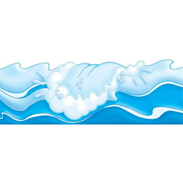 Ocean Waves Border Punch-Outs 12Ft Total - Bed Bath & Beyond - 22144947