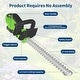 Garvee Electric Handheld 22 Inch Hedge Trimmer Cordless for ...