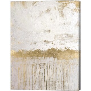 Denise Brown 'Metallic Spill 2' Canvas Art - Bed Bath & Beyond - 37290222