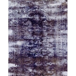 Ahgly Company Machine Washable Abstract Plum Purple Area Rugs - Bed ...