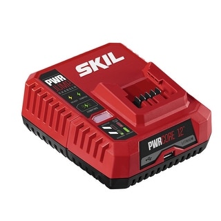 SKIL PWR CORE 12 QC535701 12 V Lithium-Ion Battery Charger 1 pc - Bed ...