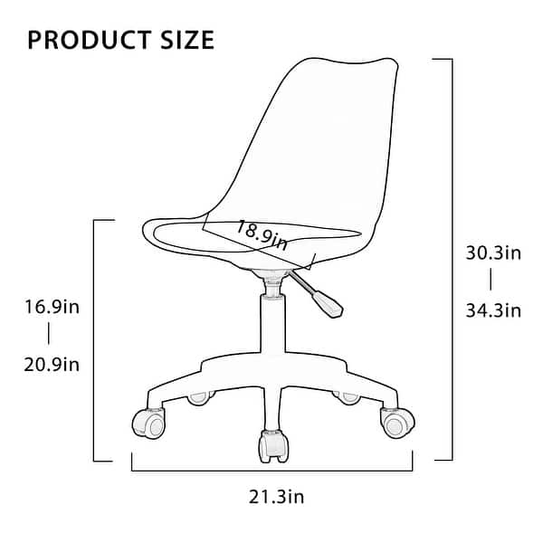 Transparent Plastic Swivel Chair for Modern Home Office and Living ...