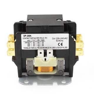 AC 220V 25A 2-Pole Air-Condition Definite Purpose Contactor - Bed Bath ...