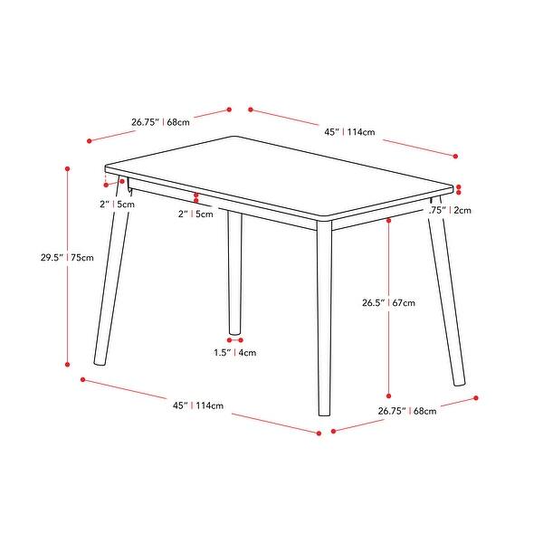 Branson Mid Century Dining Table - Bed Bath & Beyond - 32043953