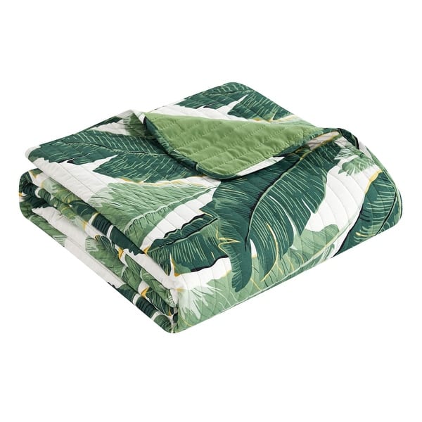 Chic Home 9-Piece Borrego Palm Quilt Set Stitched Palm Tree Bed In A ...