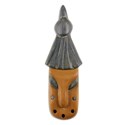 Novica Handmade Ga Wisdom African Wood Mask - Bed Bath & Beyond - 37867602