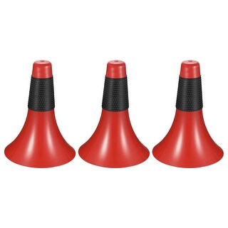 3Pcs 7"x9" Sports Cone Marker Agility Training Obstacle Accessory - Red ...