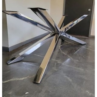 MODERN Spider Dining table Polish Mirror Finish - Bed Bath & Beyond ...