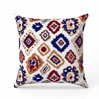 Ikat Diamond Indoor/Outdoor Pillow 16x16 - Bed Bath & Beyond - 42778877